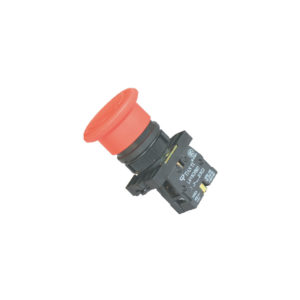 Mushroom Head Turn to Release Plastic Push Button Spring Return - JIGO
