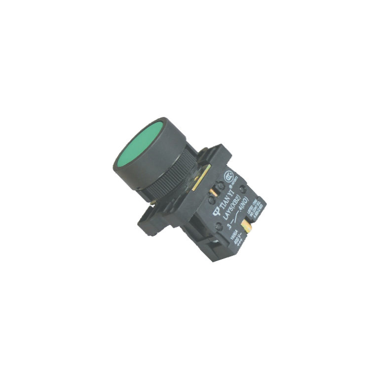 Plastic Body Push Button Spring Return - JIGO